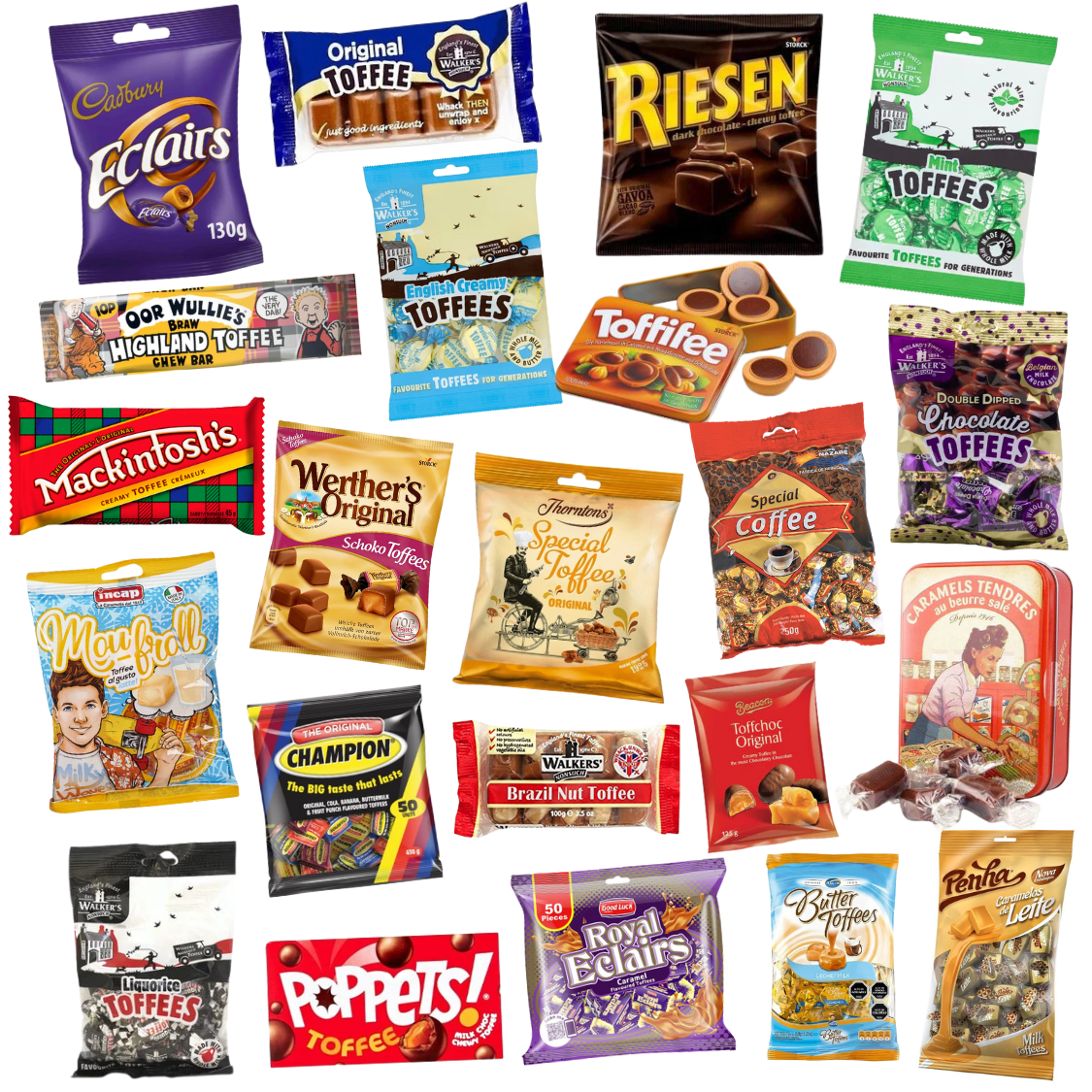ToffeToffees – Caramelos Toffee Masticables Clásicos Y Favoritos – The ...