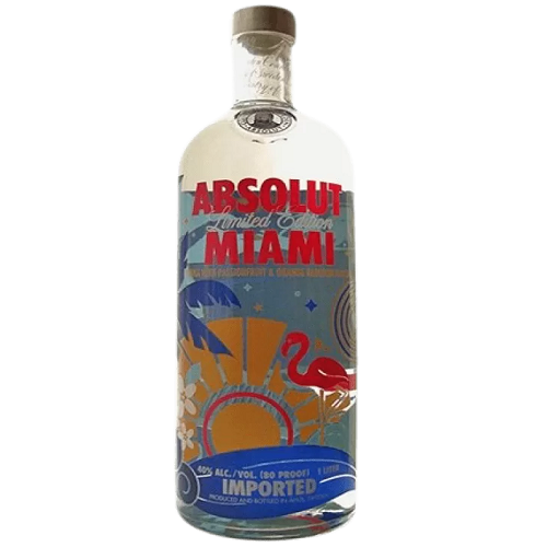 Absolut Vodka Miami Edition 1L 40% AVB – The Yum Family Shop