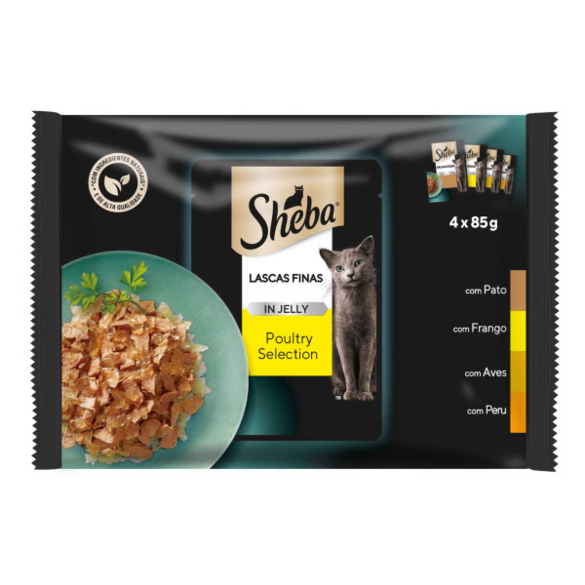 Adult Cats Poultry Sachets Sheba 4 packs of 85g – The Yum Family Shop