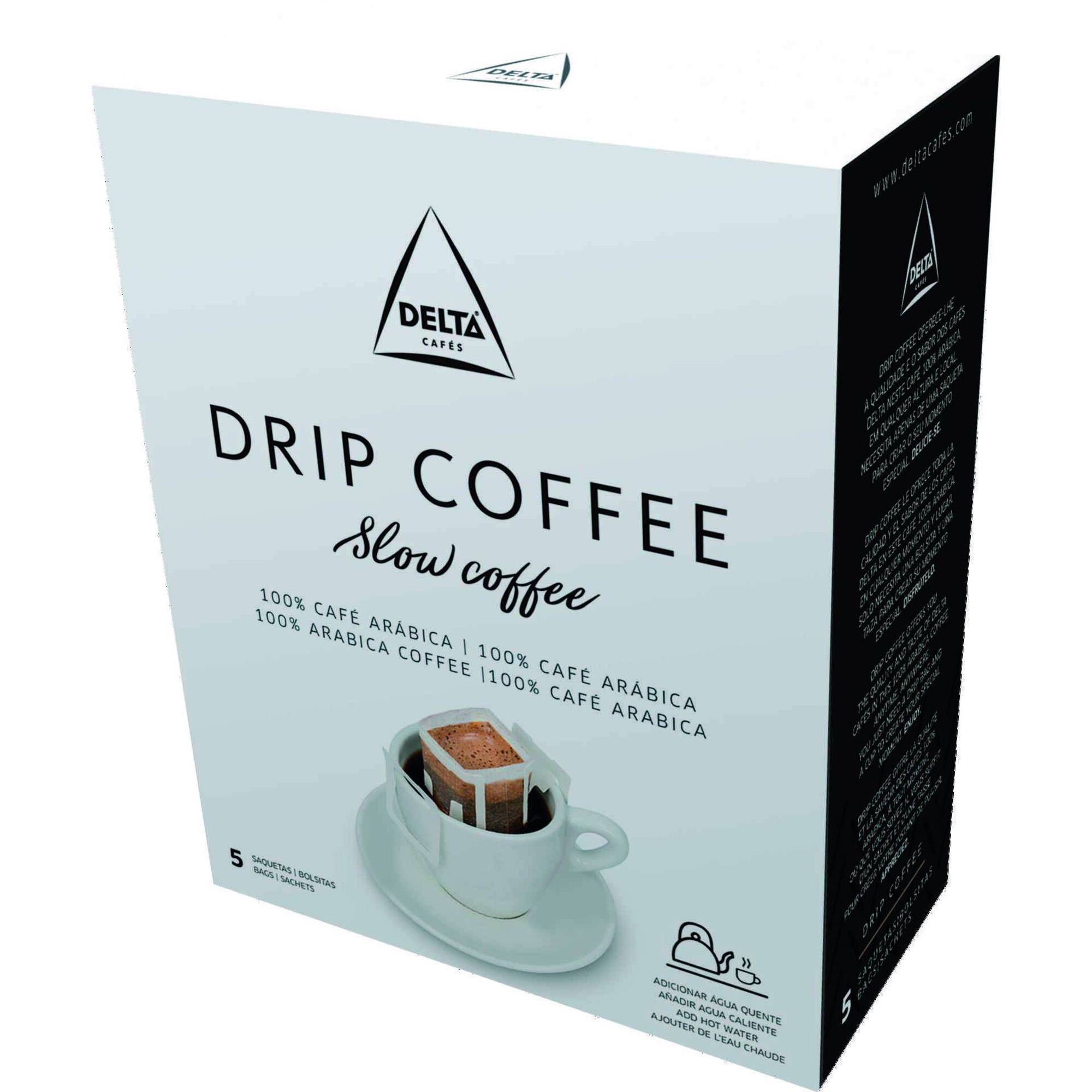 Delta Ground Coffee Drip Coffee 100% Arabica Coffee Pack of 5 – The Yum ...