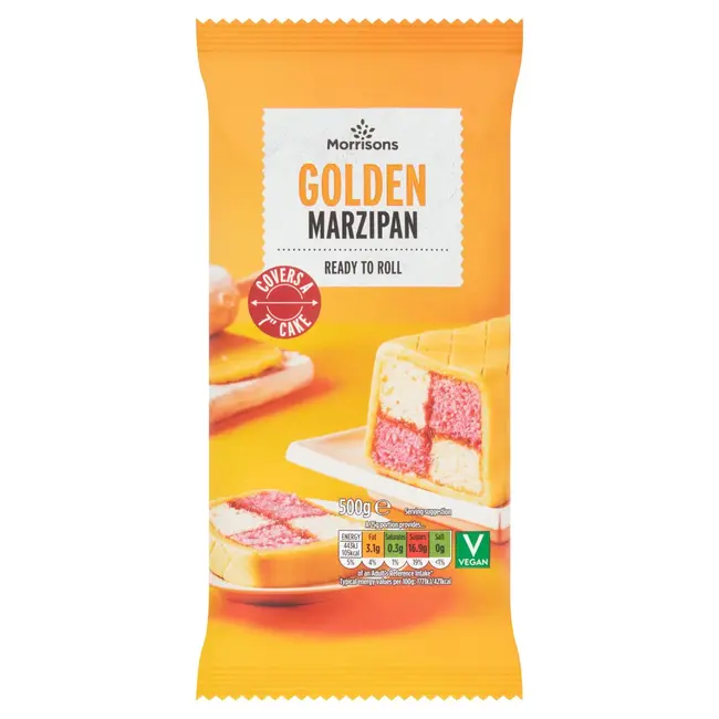 Golden Marzipan 500g Morrisons – The Yum Family Shop