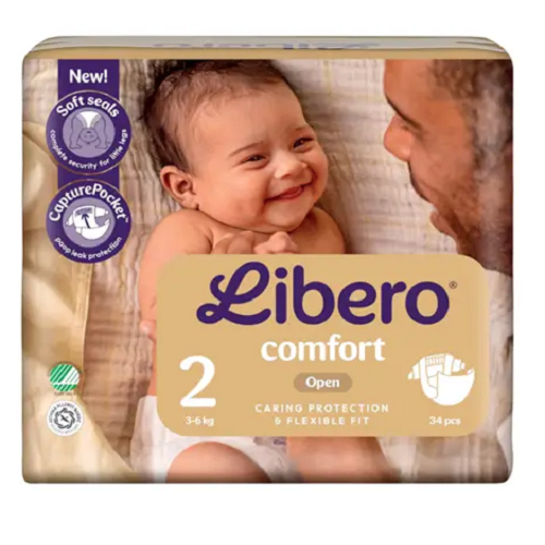 Libero Comfort Newborn Diapers 3-6kg T2 ECO – The Yum Family Shop