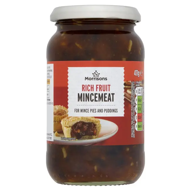 Morrisons Mincemeat 411g – Traditional British Festive Filling – The ...