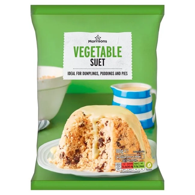Vegetable Suet 180g Morrisons – Classic British Baking Essential – The ...