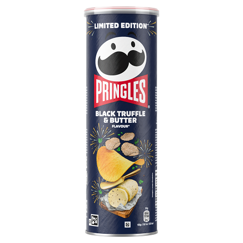 Pringles Black Truffle and Butter 165 g – Gourmet Limited Edition Cris ...