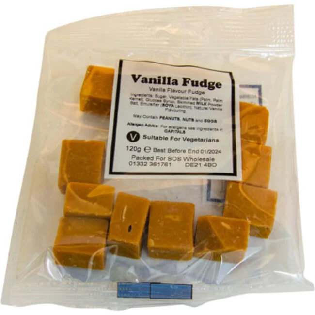 Vanilla Fudge Value Sweets 90g Soft Creamy Fudge Candy – The Yum Family ...