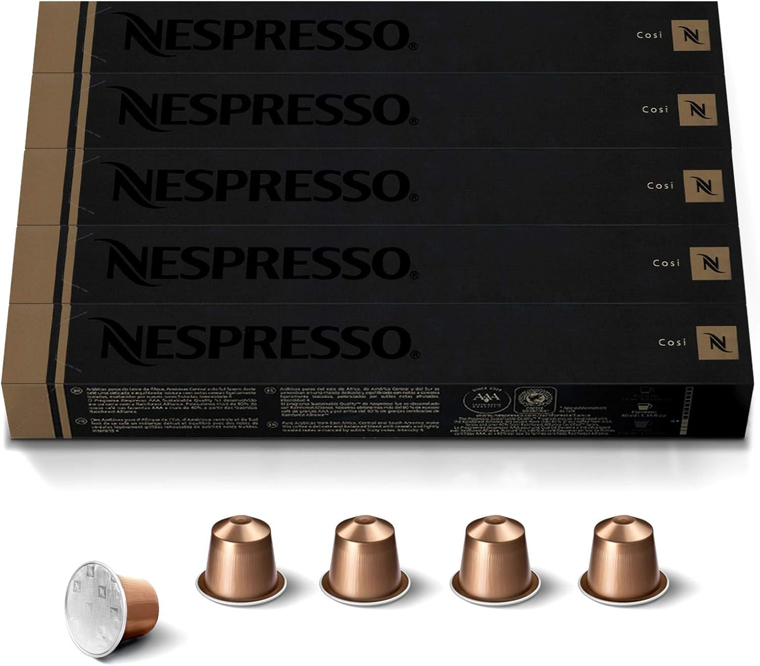Cosi Nespresso, 50 original Nespresso® – The Yum Family Shop